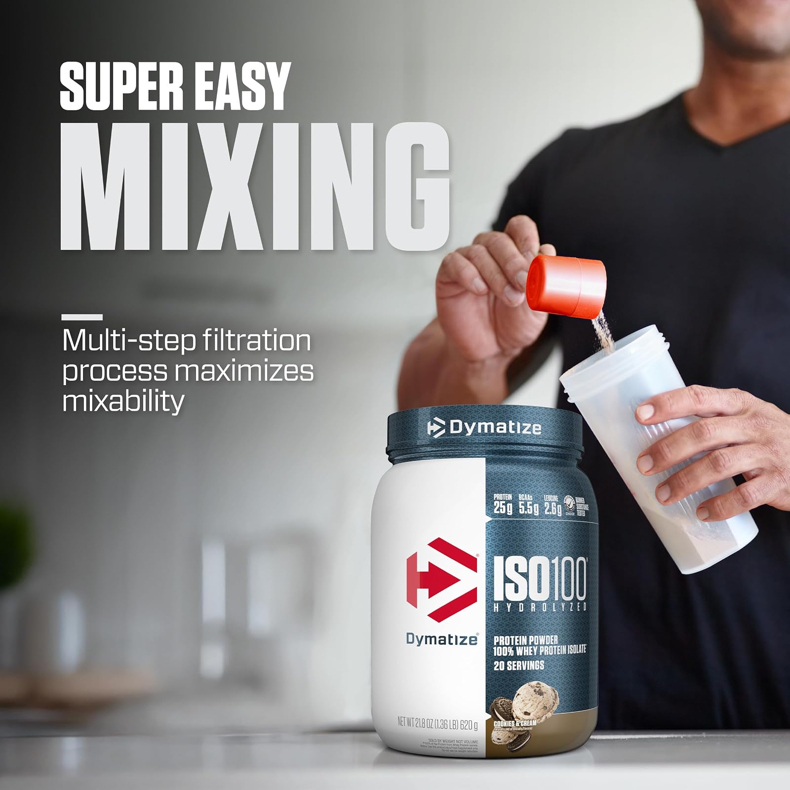 100% whey isolate for lean muscle gain