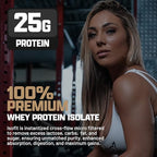 100% whey protein isolate for recovery