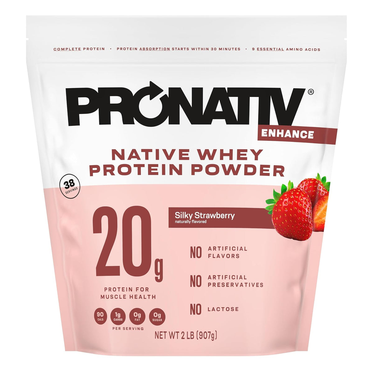 100% Whey protein powder silky strawberry