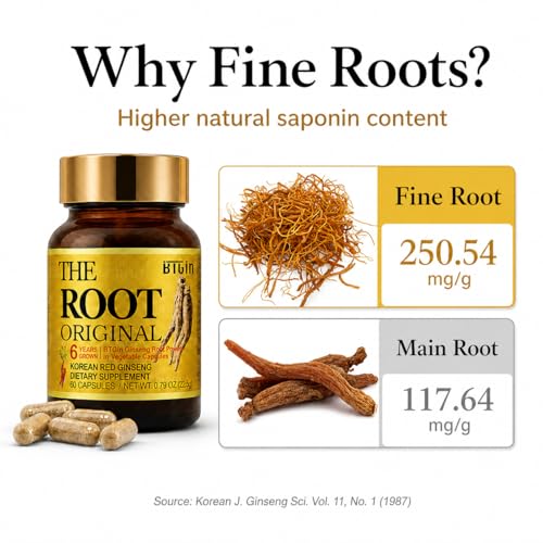 100% whole root ginseng powder