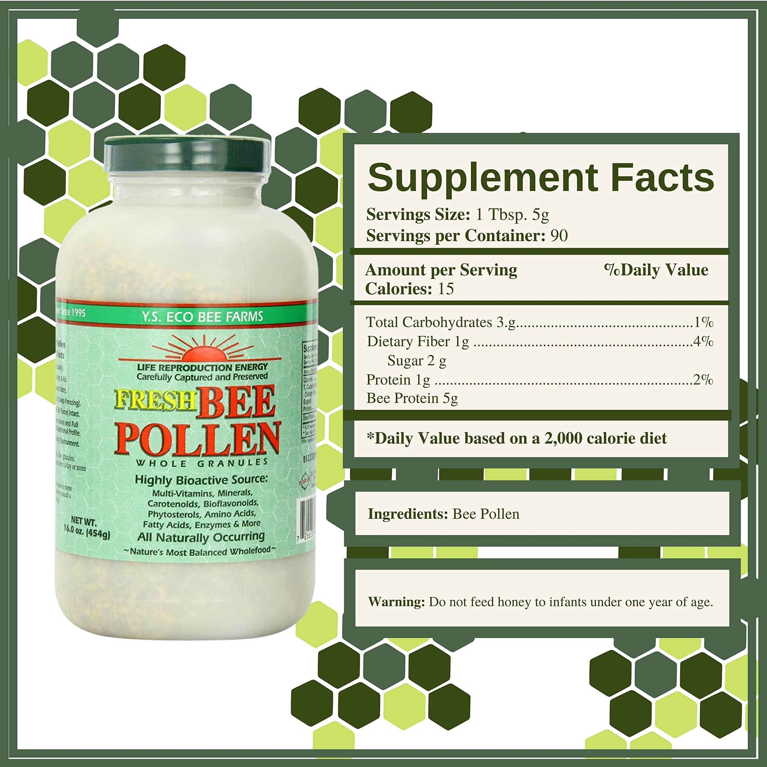 100% wild crafted bee pollen benefits