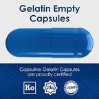 1000 count gelatin capsule supply