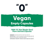 1000 count Nutricost empty capsules