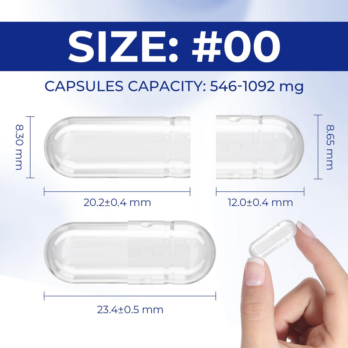 1000 count separated vitamin capsules