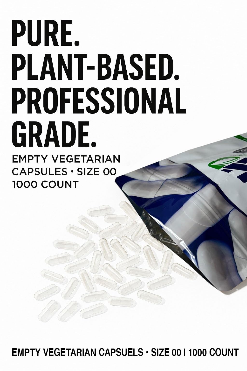 1000 count supplement capsule supply