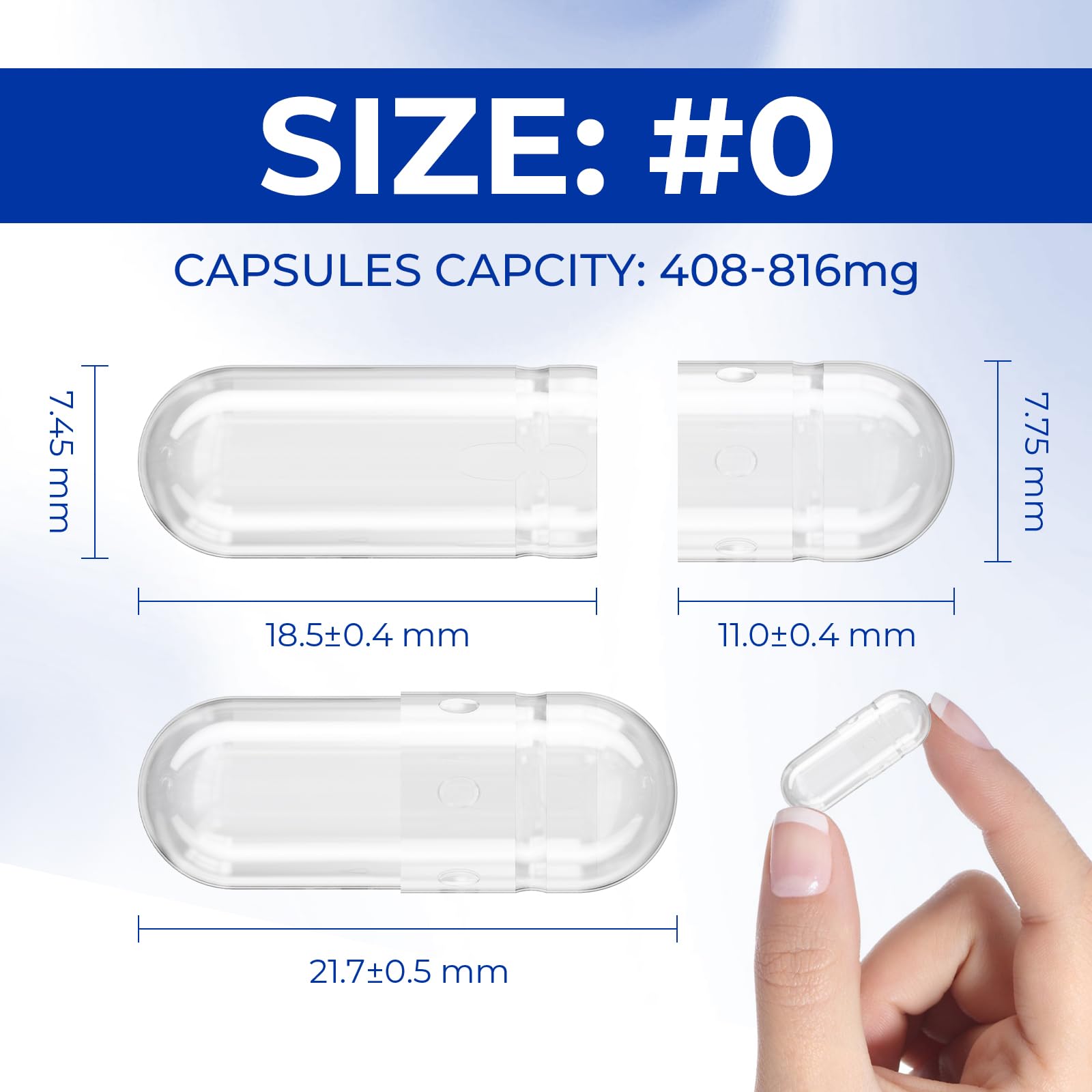 1000 count vegetarian capsule pack