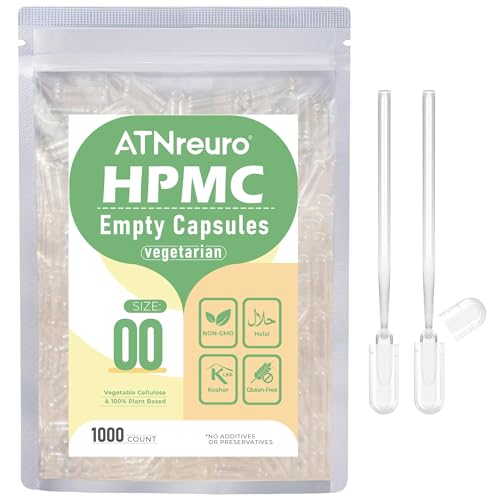 1000 count vegetarian capsules pack