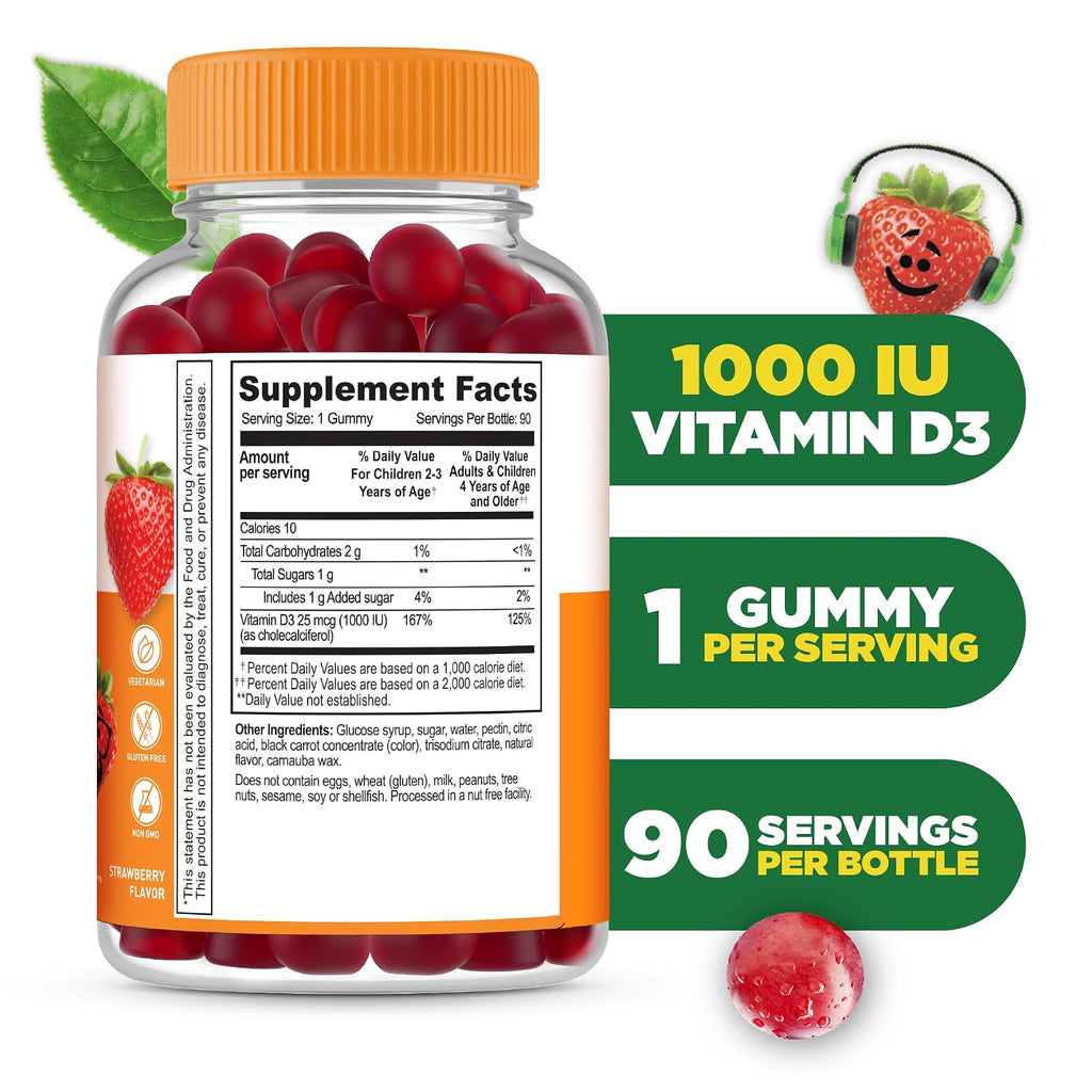 1000 IU Vitamin D for kids