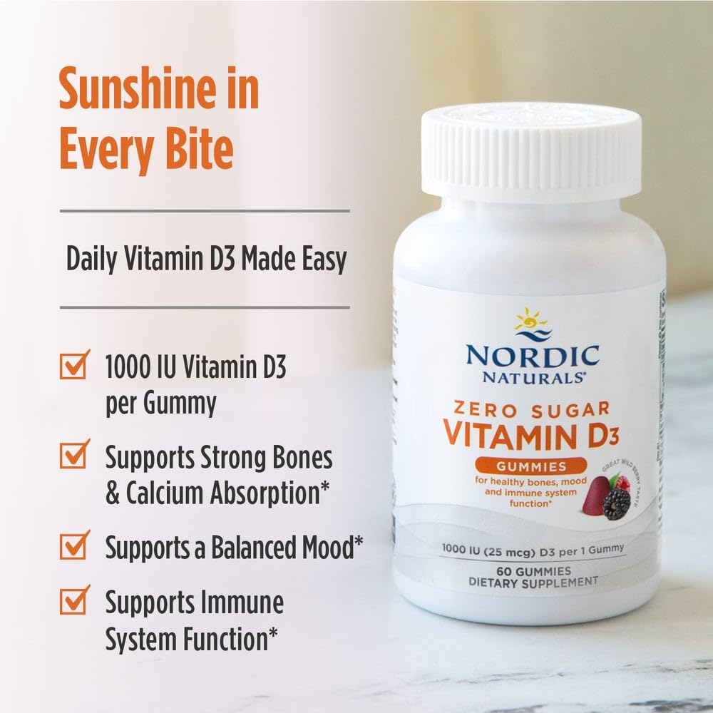 1000 IU vitamin D gummy vitamins