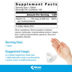 1000 IU vitamin D supplement