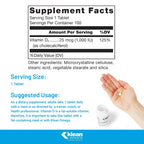 1000 IU Vitamin D tablets