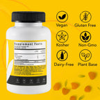 1000 IU vitamin D3 for better absorption