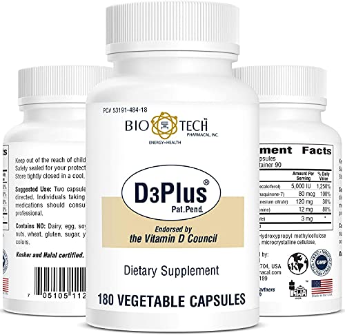 1000 IU vitamin D3 for immune support