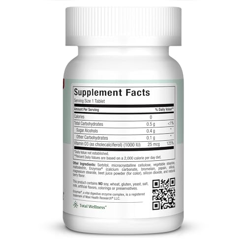 1000 IU Vitamin D3 for immune support