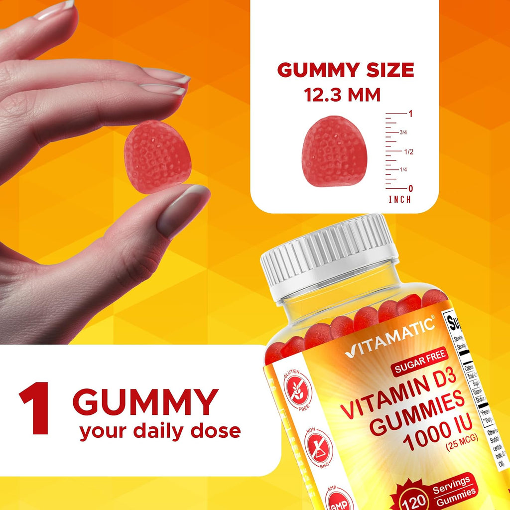 1000 IU Vitamin D3 for immunity
