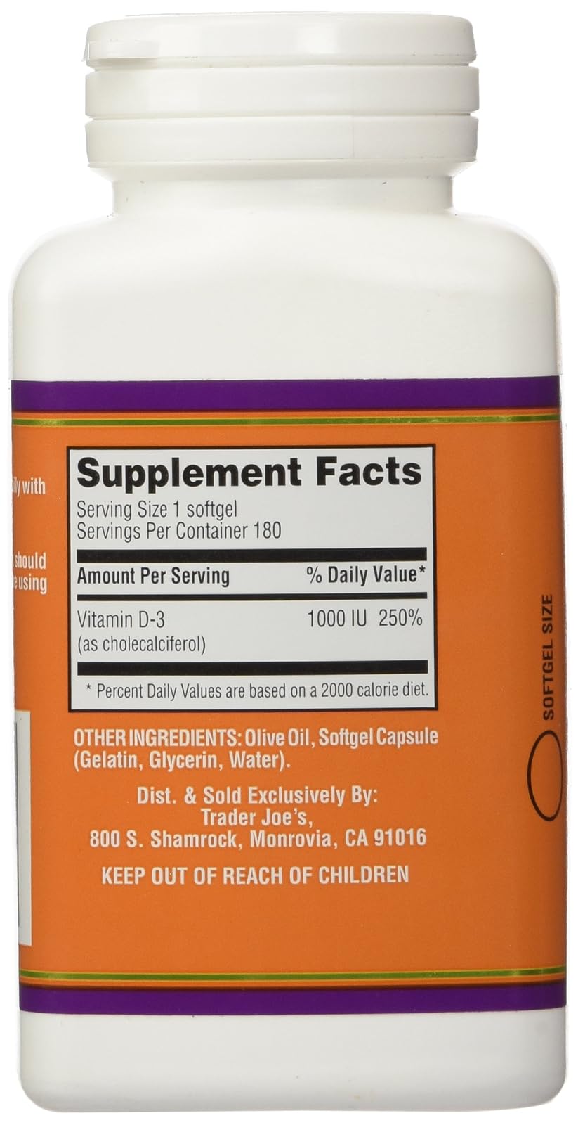1000 IU Vitamin D3 for immunity