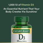 1000 IU Vitamin D3 for immunity