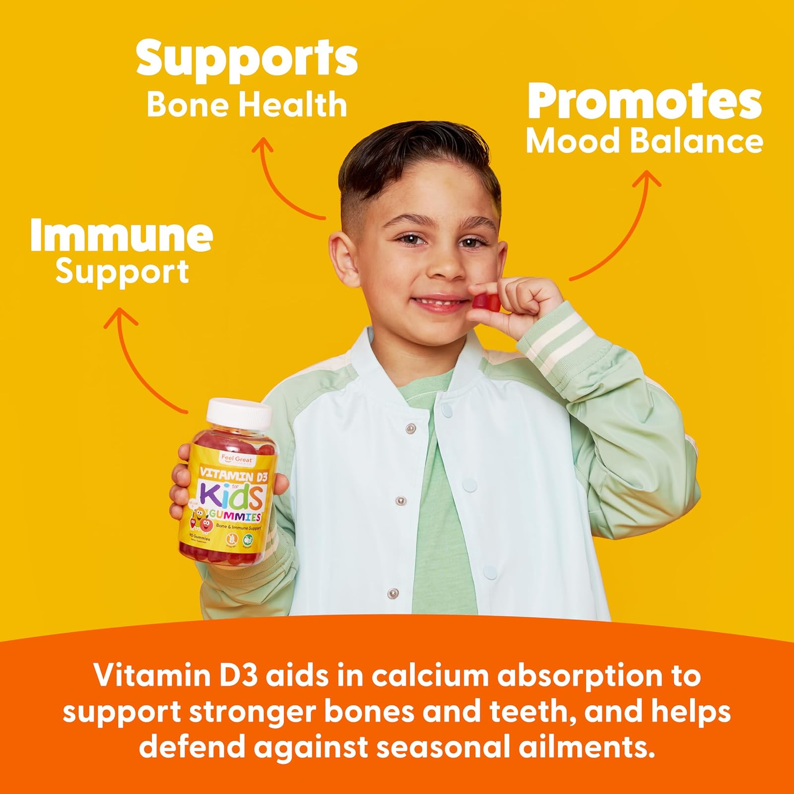 1000 IU vitamin D3 gummies