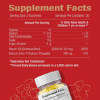 1000 IU vitamin D3 gummy supplements