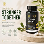 1000 IU Vitamin D3 K2 supplement