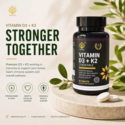 1000 IU Vitamin D3 K2 supplement