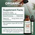 1000 IU vitamin D3 liquid supplement