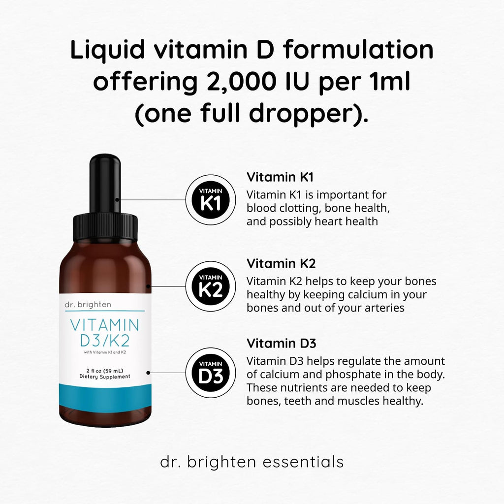 1000 IU Vitamin D3 liquid supplement