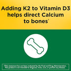 1000 IU vitamin D3 with K2