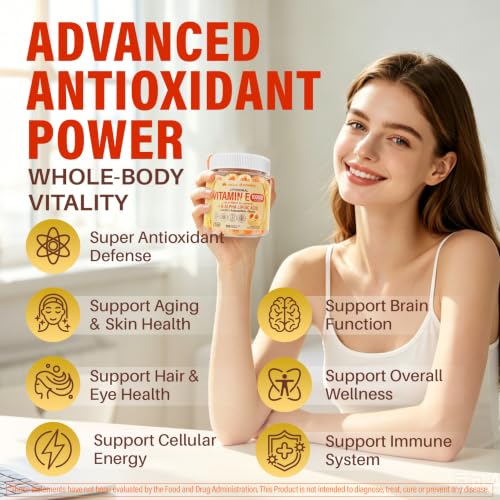 1000 IU Vitamin E for immune health