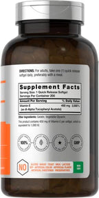 1000 IU vitamin E supplement