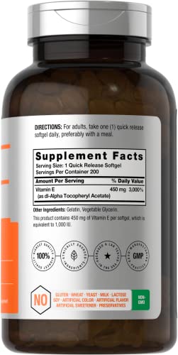 1000 IU vitamin E supplement