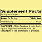 1000 IU Vitamin E supplements