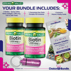 1000 mcg biotin for healthy skin