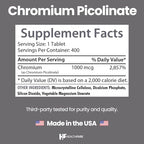 1000 mcg chromium picolinate dosage