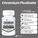 1000 mcg chromium picolinate tablets