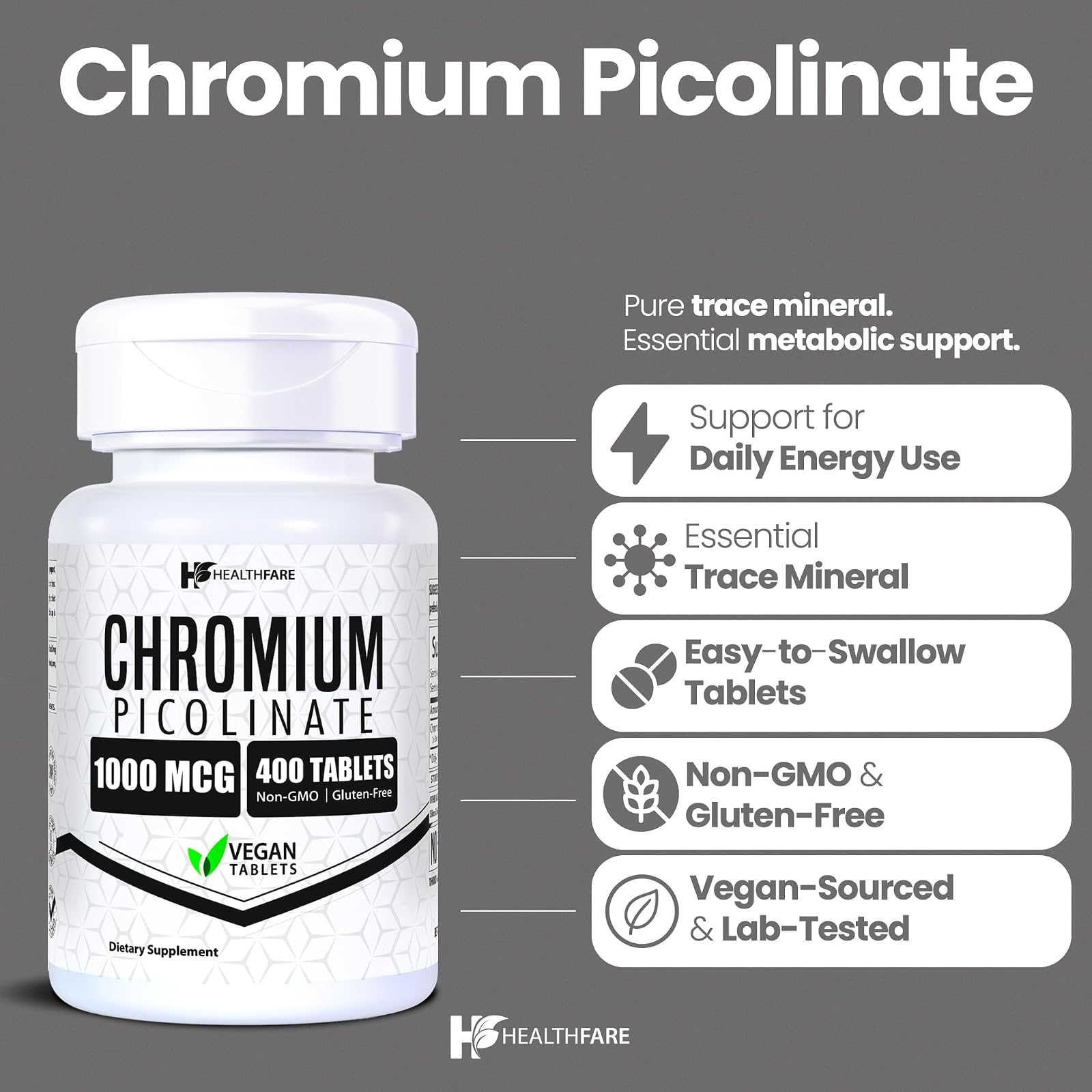 1000 mcg chromium picolinate tablets