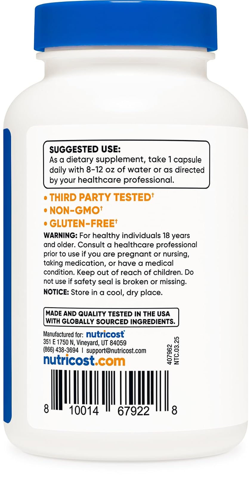 1000 mcg folic acid daily support