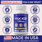 1000 mcg folic acid for women