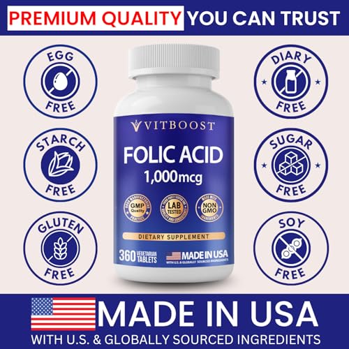 1000 mcg folic acid for women