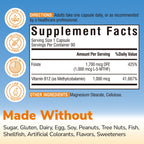 1000 mcg Methyl Folate tablets