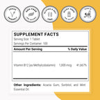 1000 mcg Methylcobalamine benefits