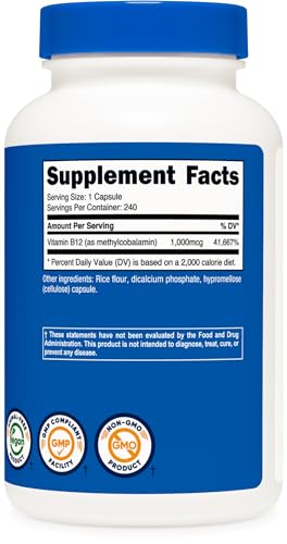 1000 mcg vitamin b12 dosage
