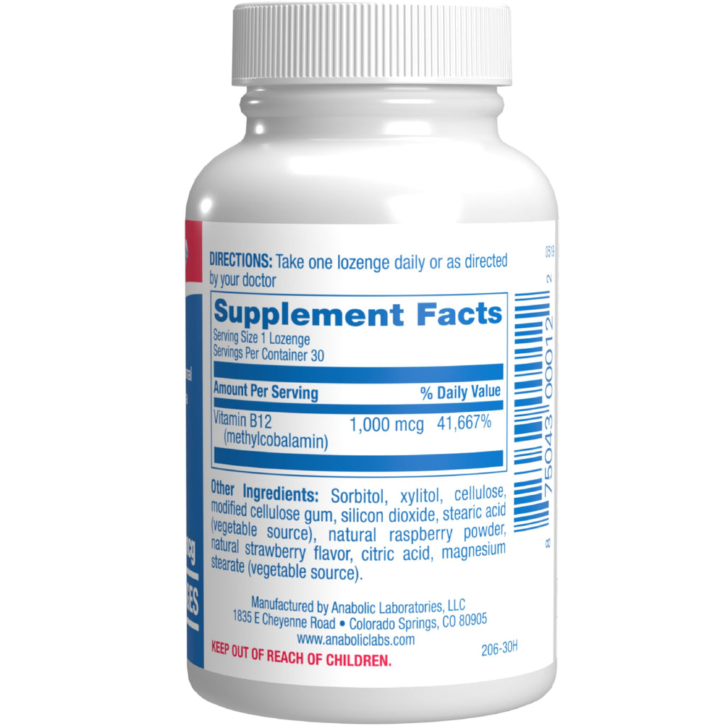 1000 mcg Vitamin B12 energy boost