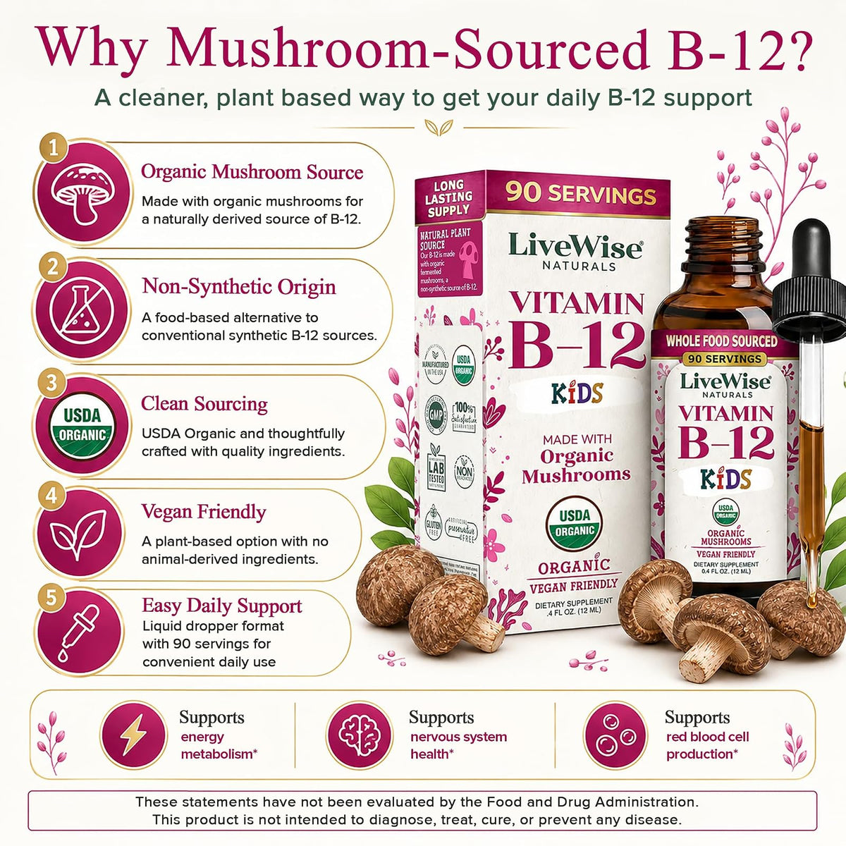 1000 mcg vitamin B12 supplement