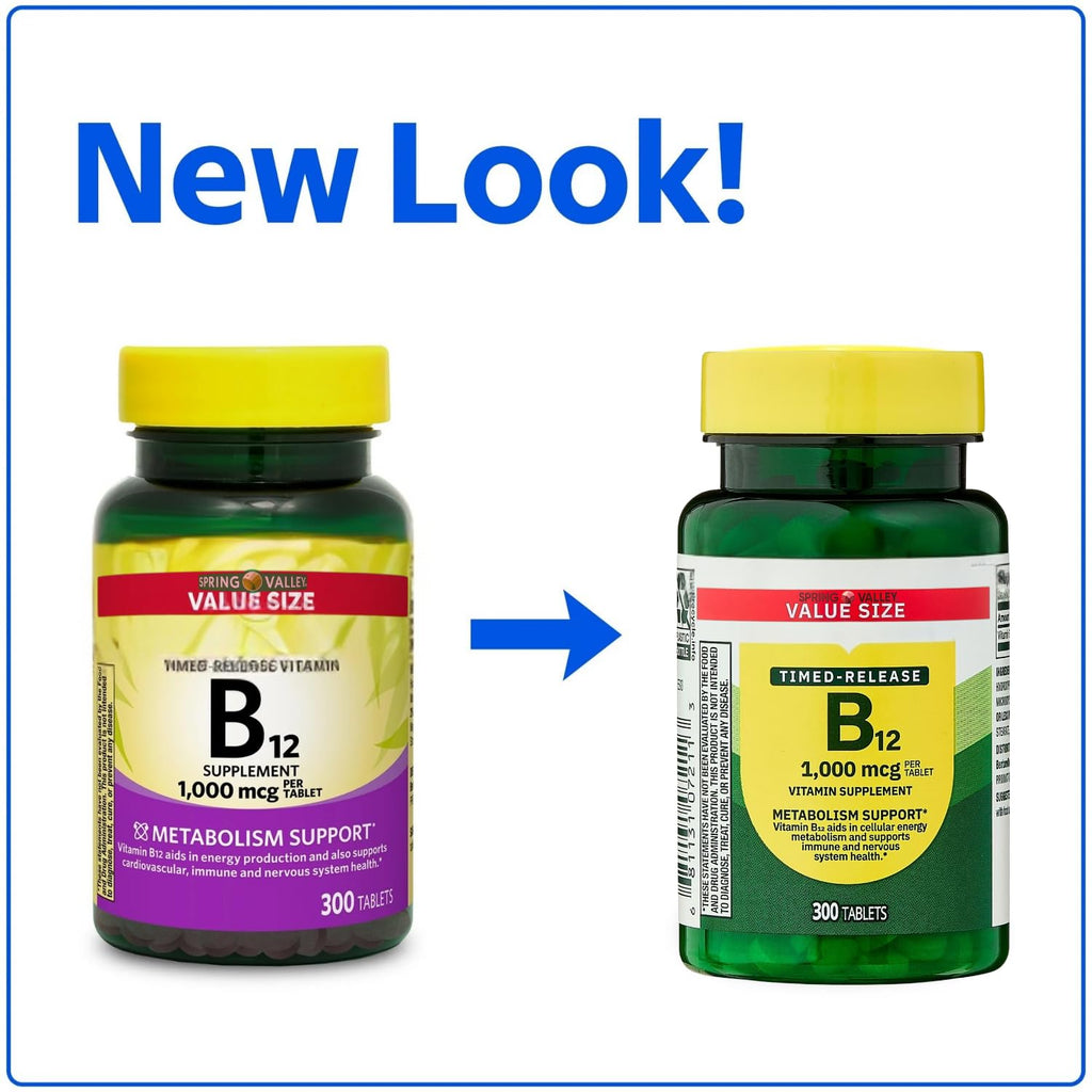 1000 mcg Vitamin B12 tablets