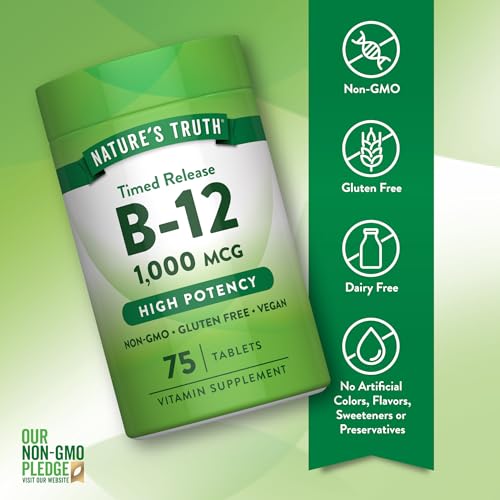 1000 mcg Vitamin B12 tablets