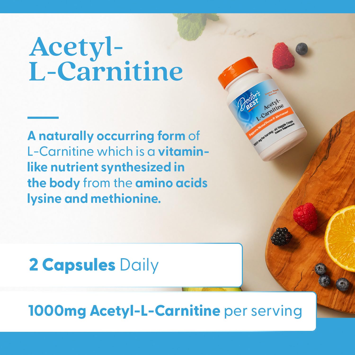 1000 mg acetyl l-carnitine dosage