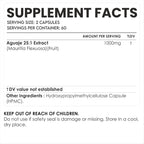 1000 mg Aguaje capsules for healthy skin