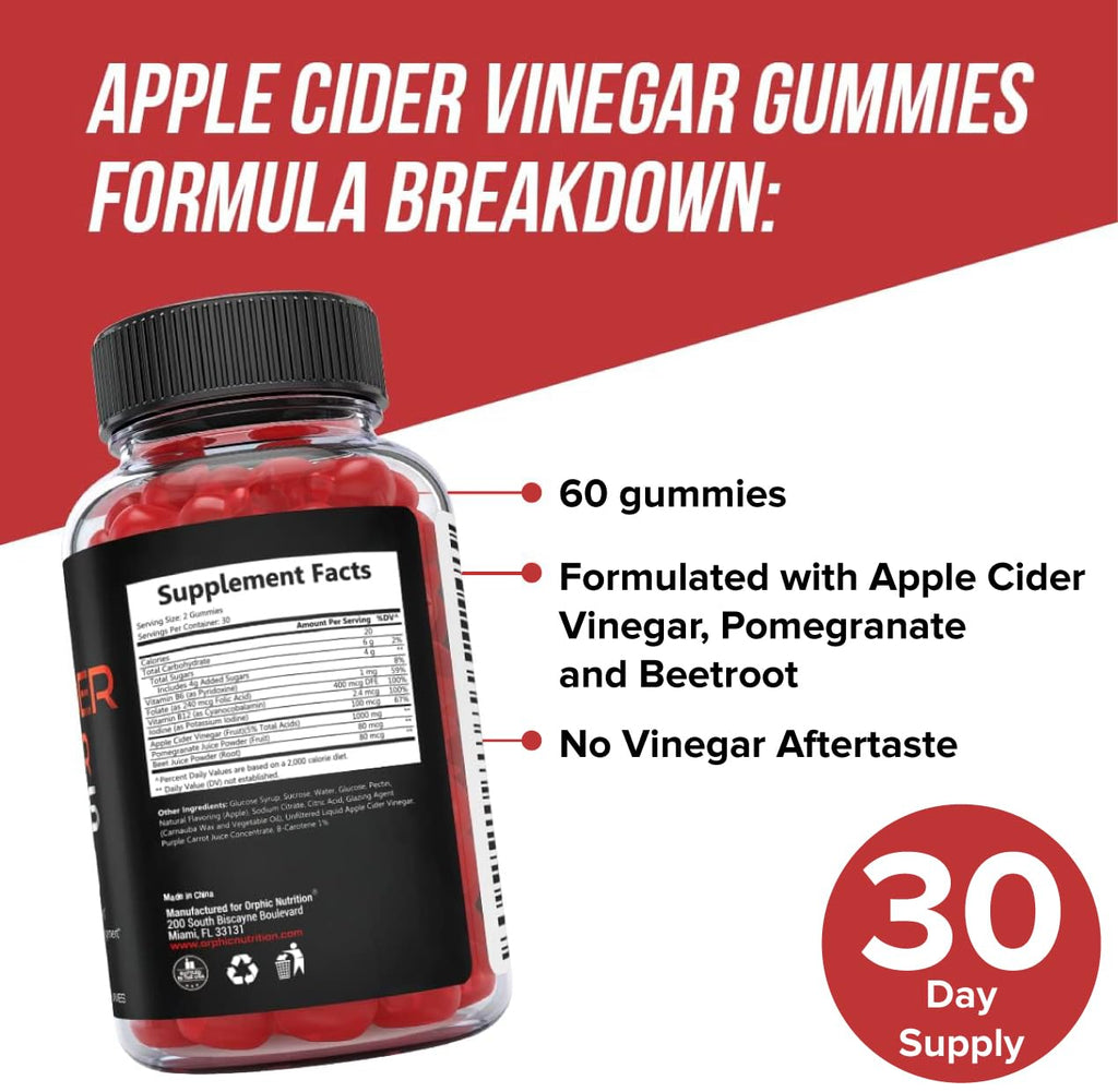 1000 mg apple cider vinegar gummies