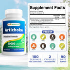 1000 mg artichoke health supplement